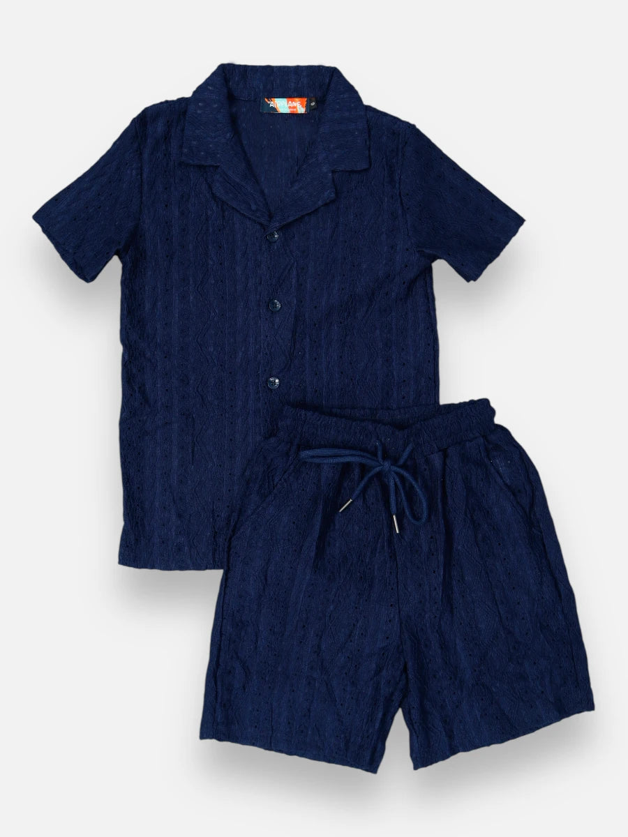 Conjunto R054 AP Azul – Pipe Rojas | Ropa para niño